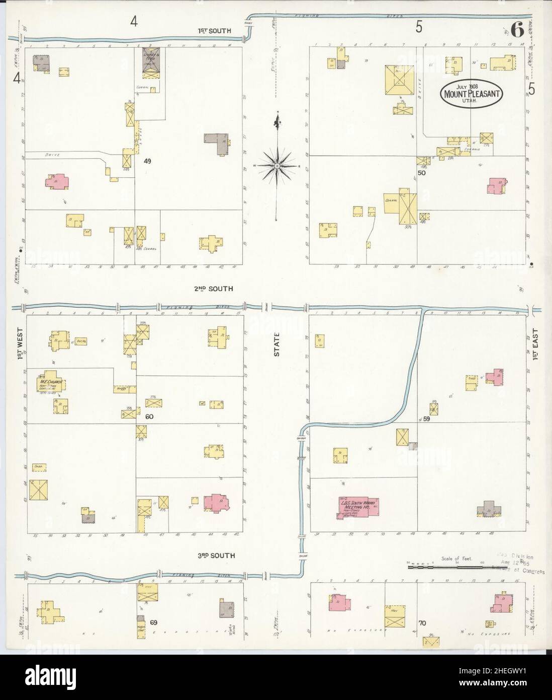 Sanpete county map hi-res stock photography and images - Alamy