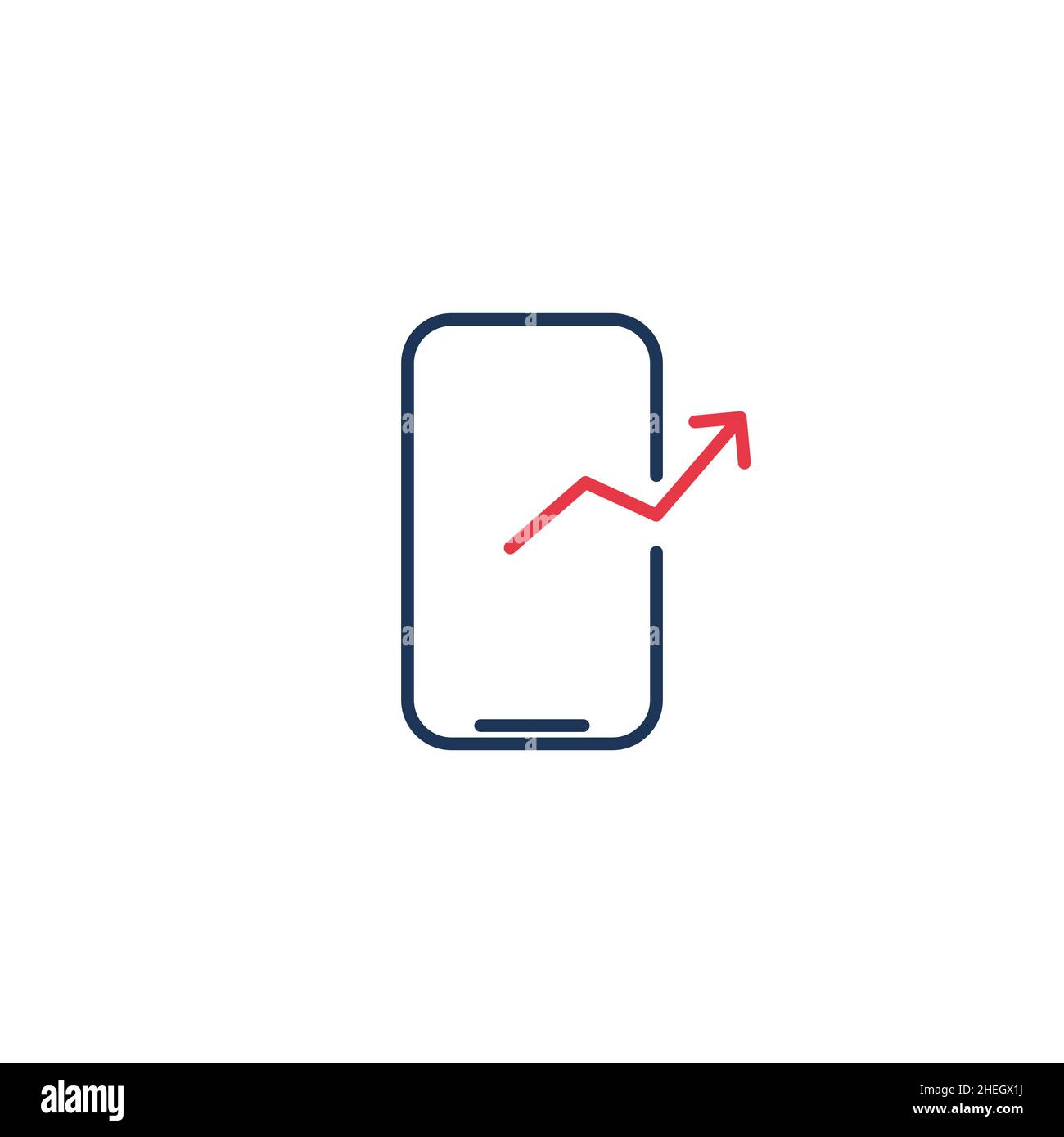 Mobile Phone call line icon. linear style sign for mobile concept and ...