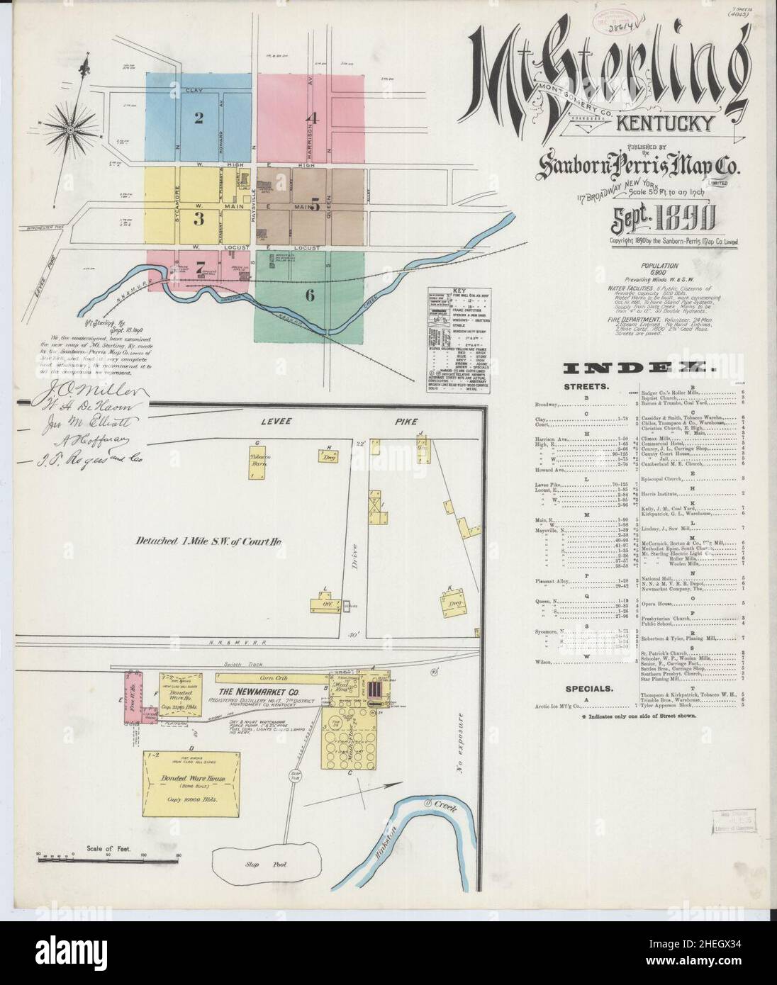 Map of mount sterling hi-res stock photography and images - Alamy