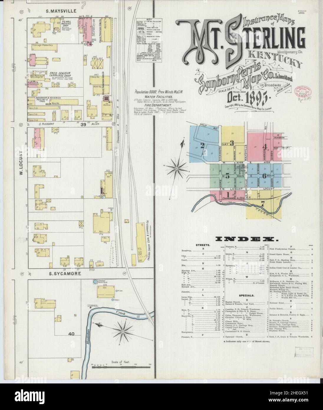 Map of mount sterling hi-res stock photography and images - Alamy