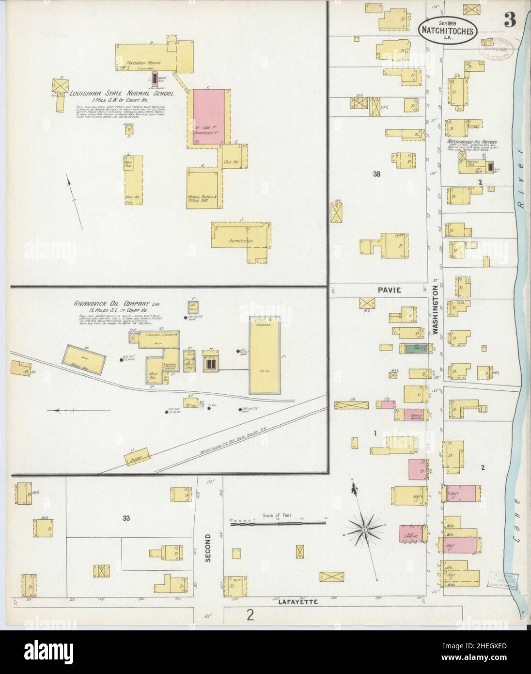 Map of natchitoches hi-res stock photography and images - Alamy