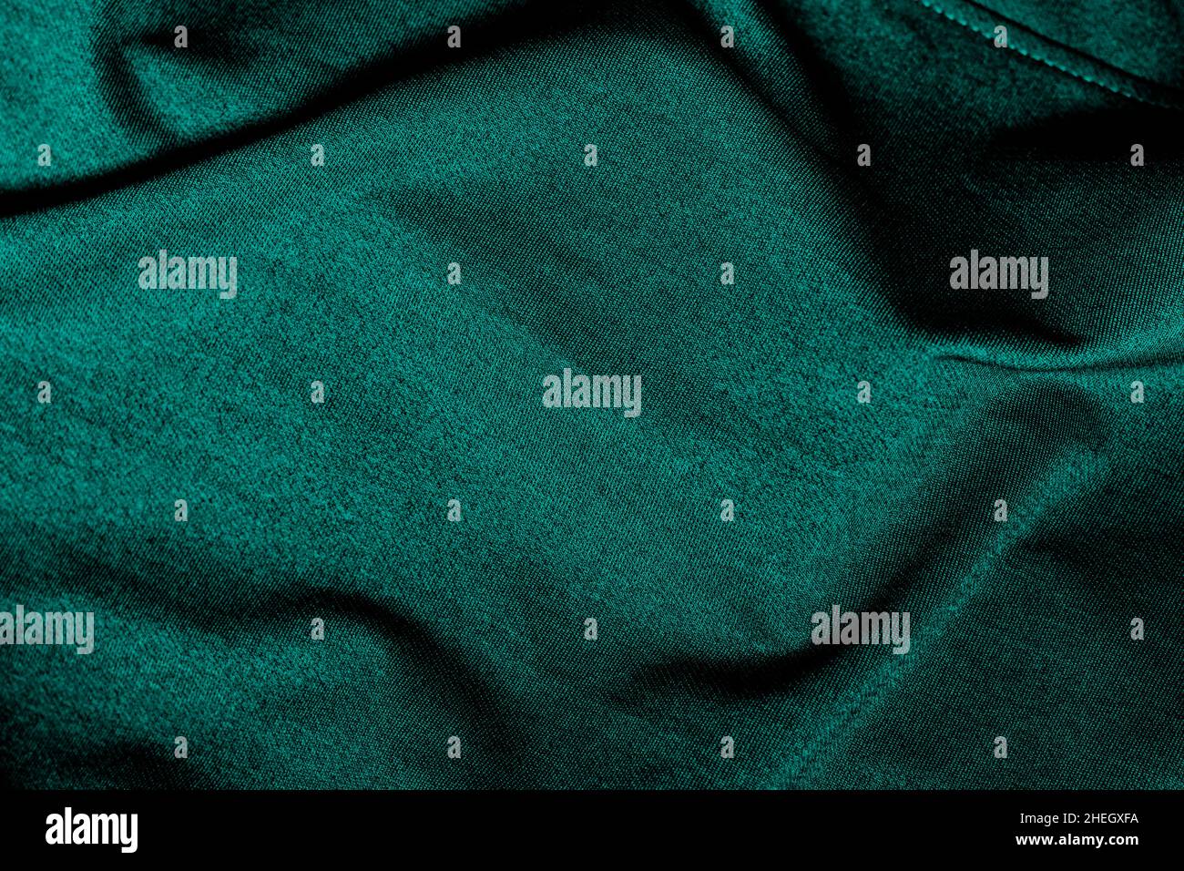 Cyan wrinkled fabric hi-res stock photography and images - Alamy