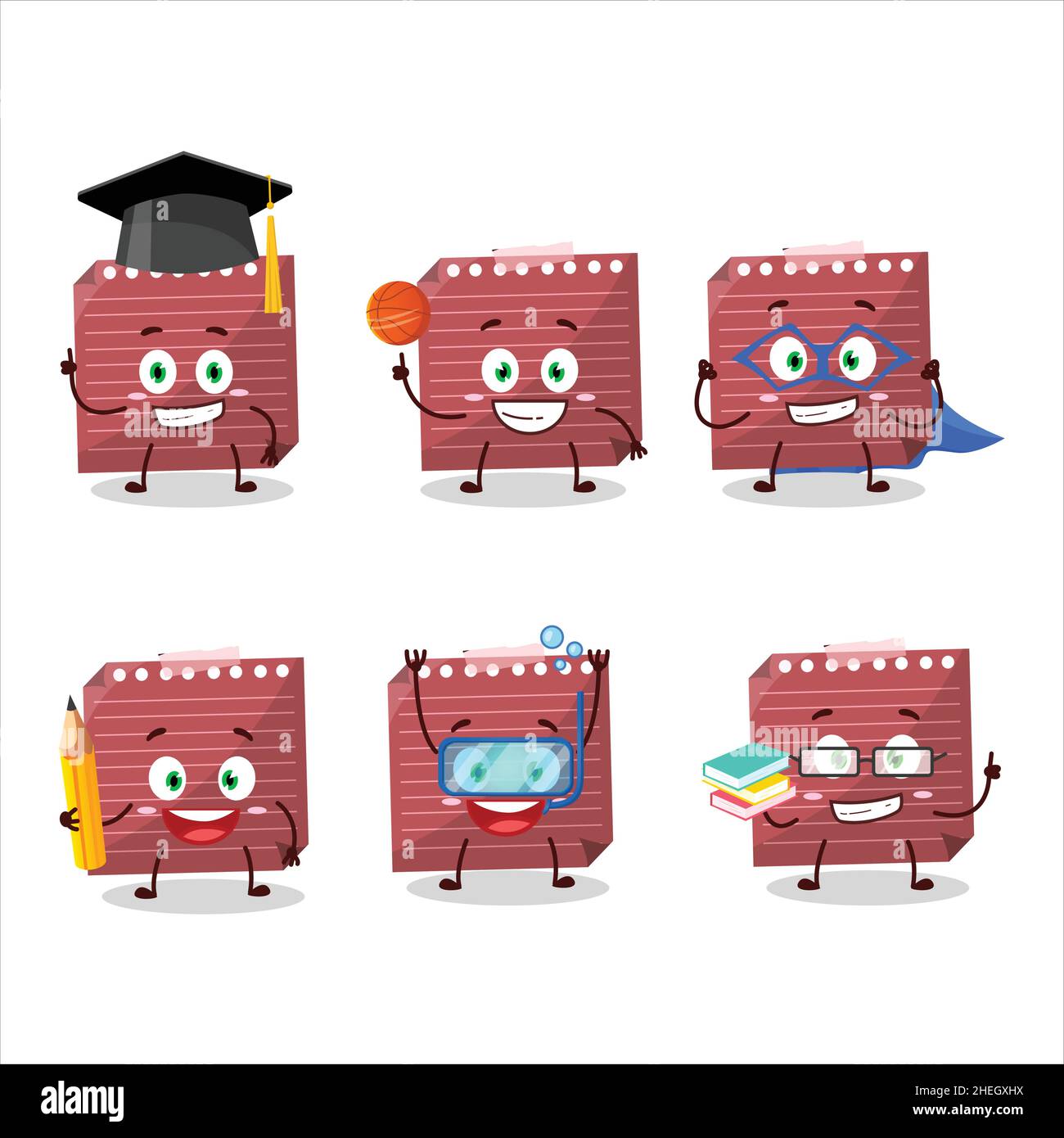 Happy post it notes school Stock Vector Images - Alamy