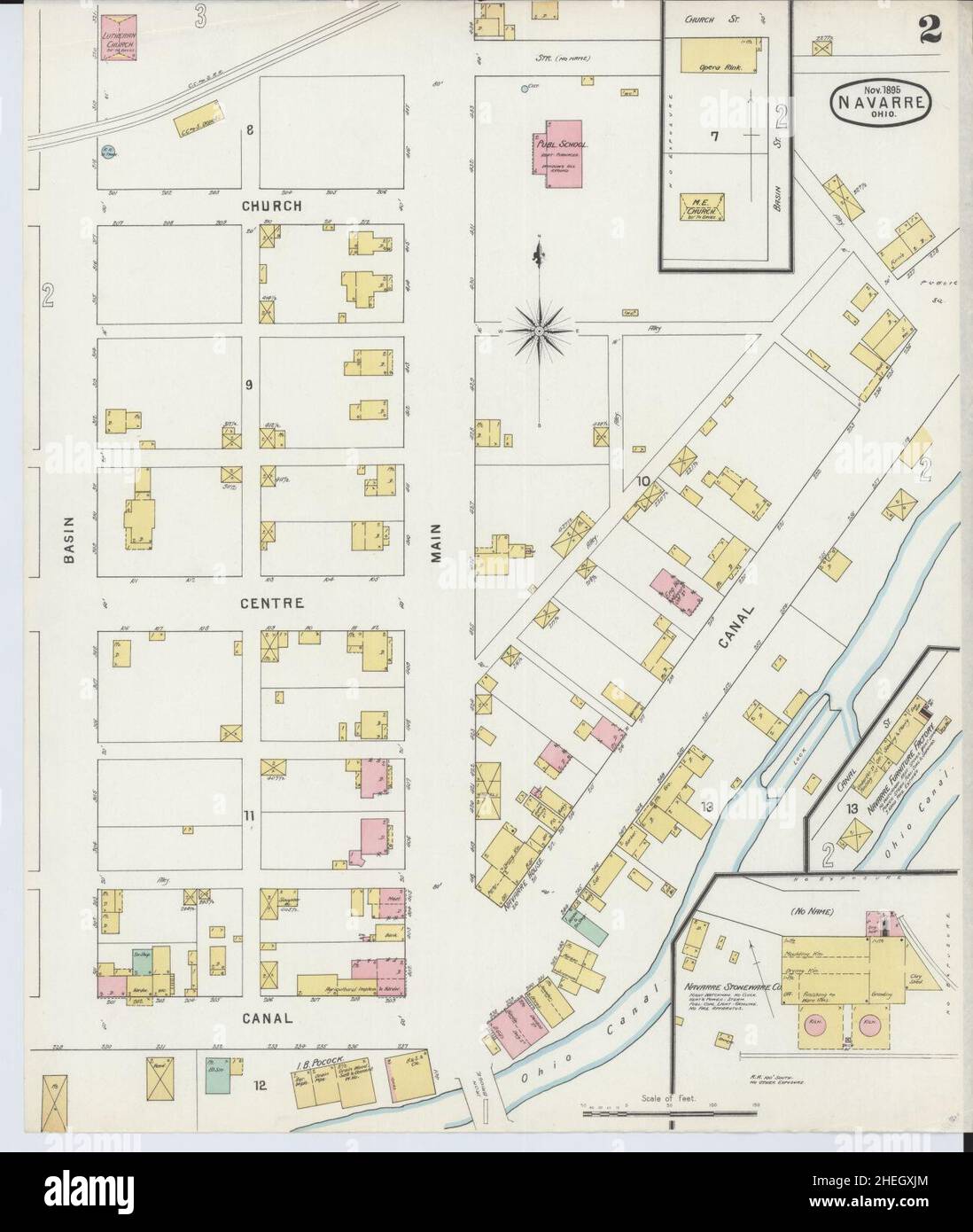 Map of navarre ohio hi-res stock photography and images - Alamy