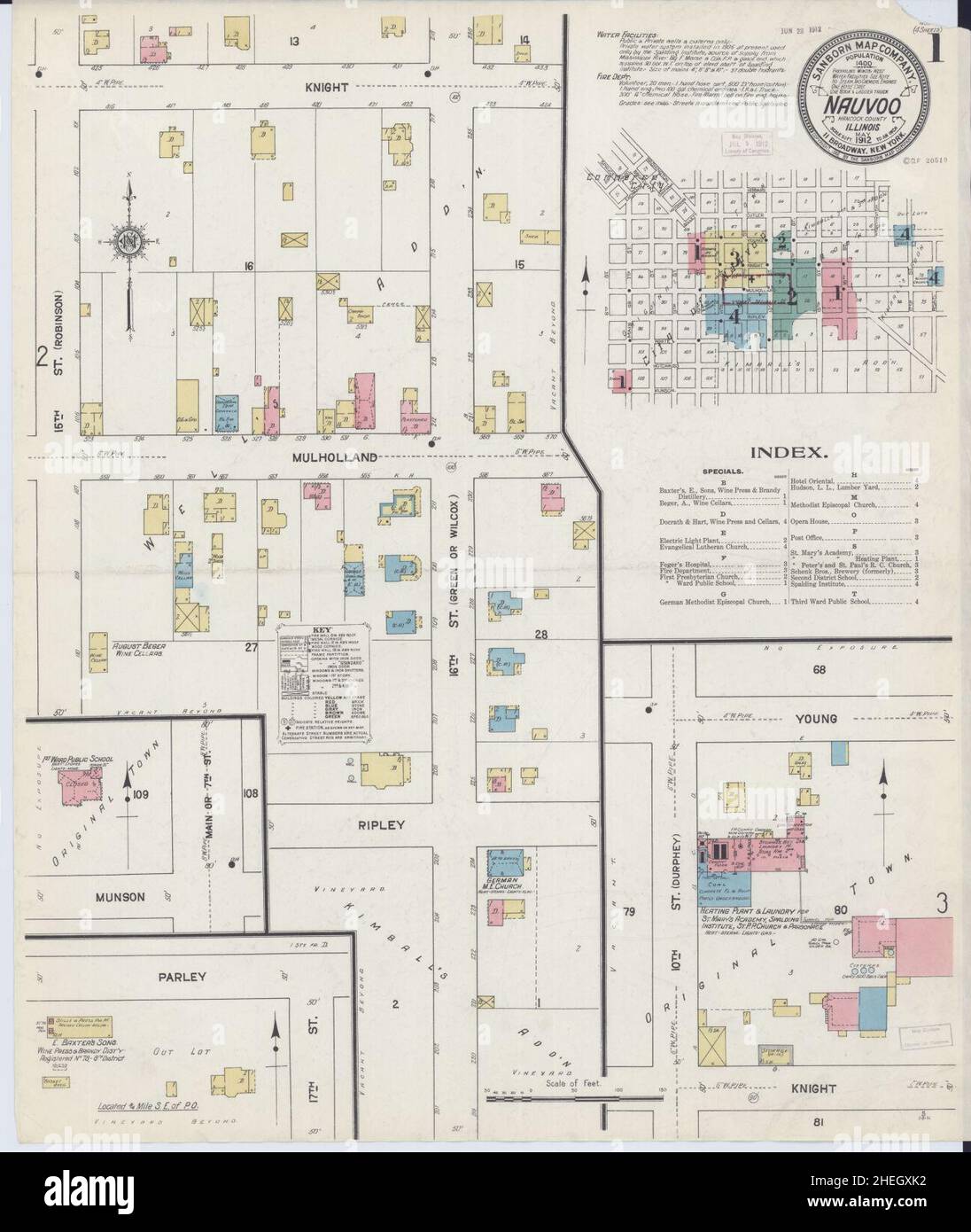 Nauvoo map hi-res stock photography and images - Alamy