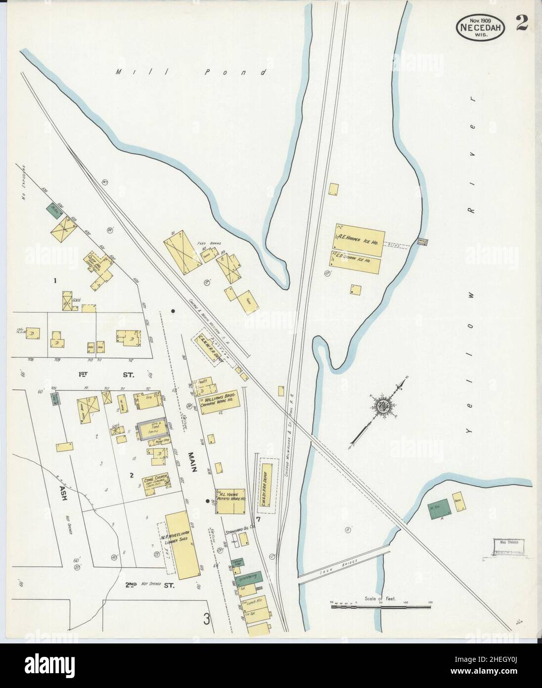 Map of juneau wisconsin hi-res stock photography and images - Alamy