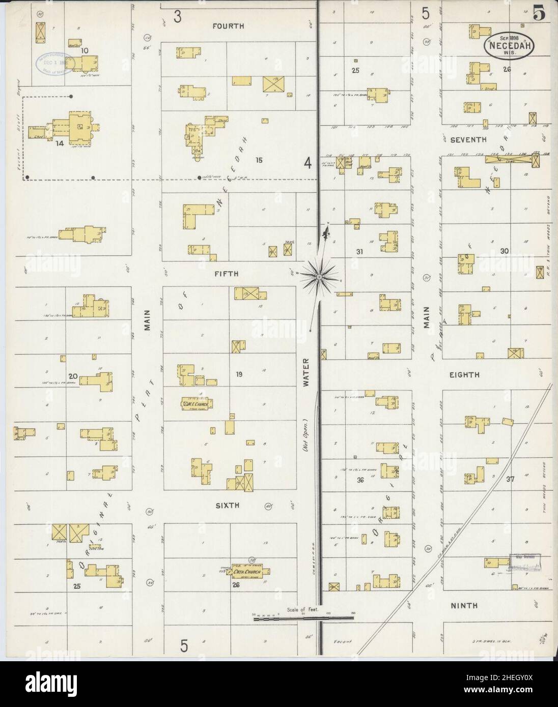 Map of juneau wisconsin hi-res stock photography and images - Alamy