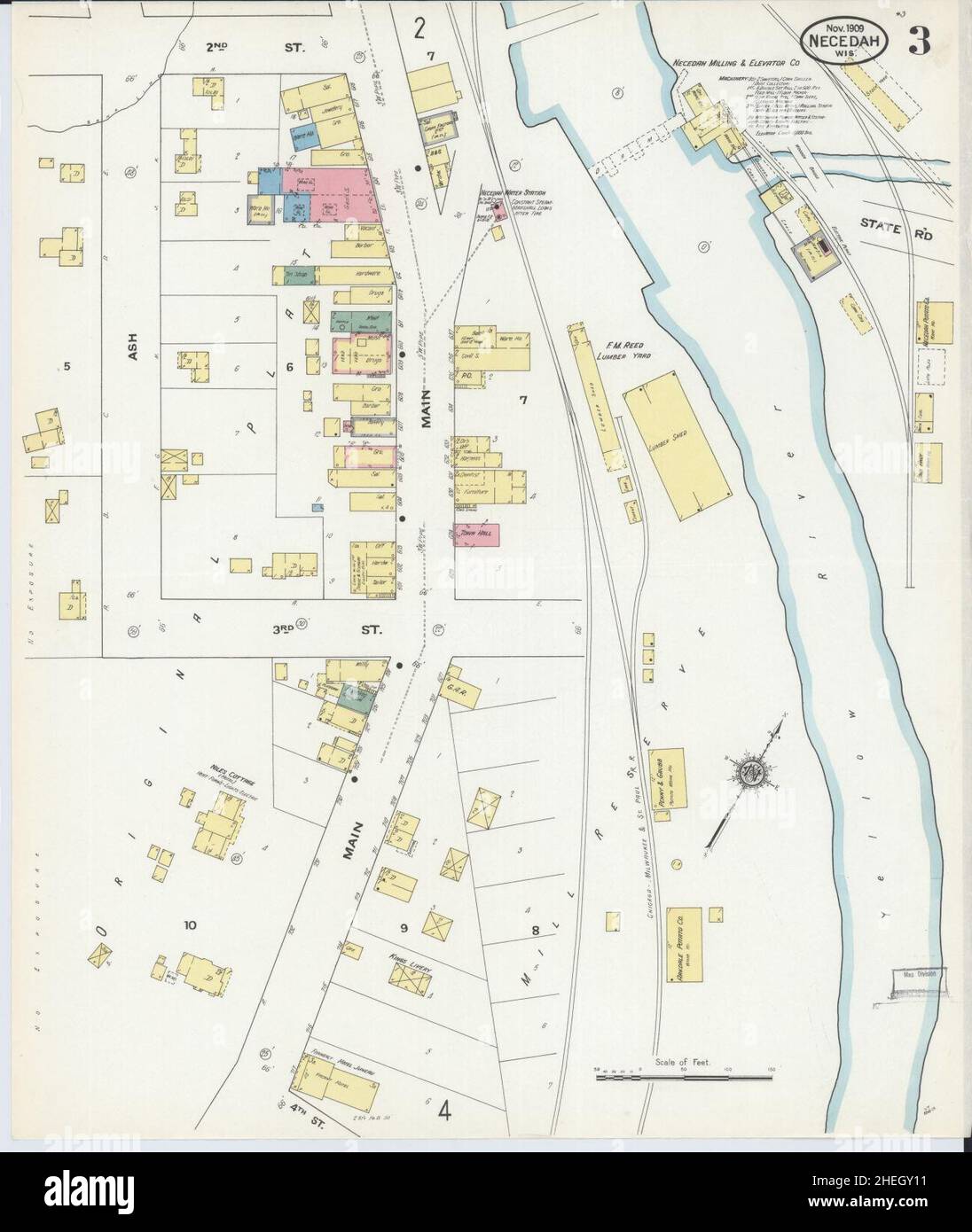 Map of juneau wisconsin hi-res stock photography and images - Alamy