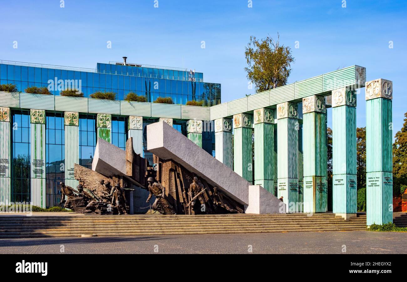 Warsaw, Poland - September 19, 2020: Supreme Court building Sad ...