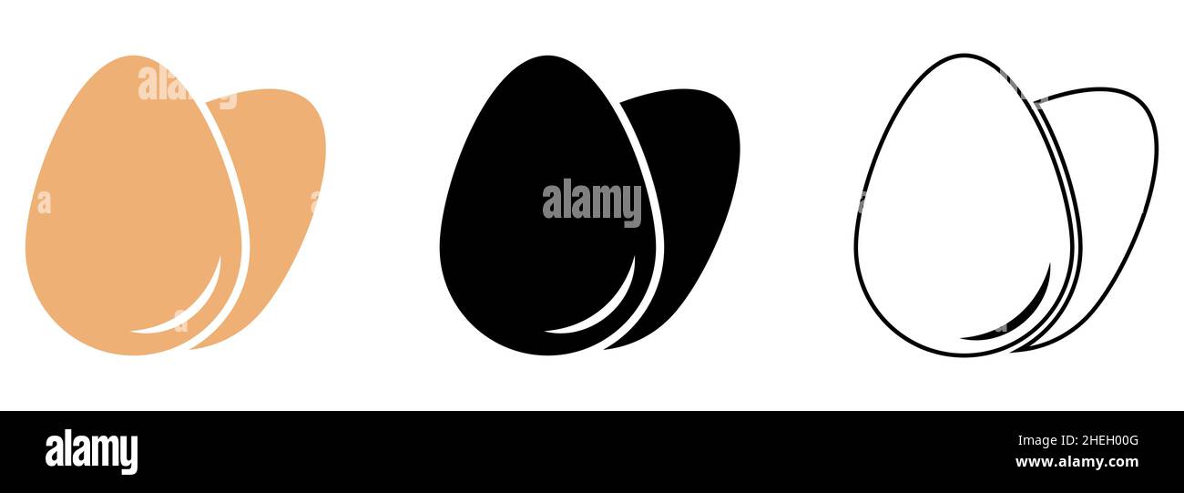 Egg vector icon Stock Vector Image & Art - Alamy