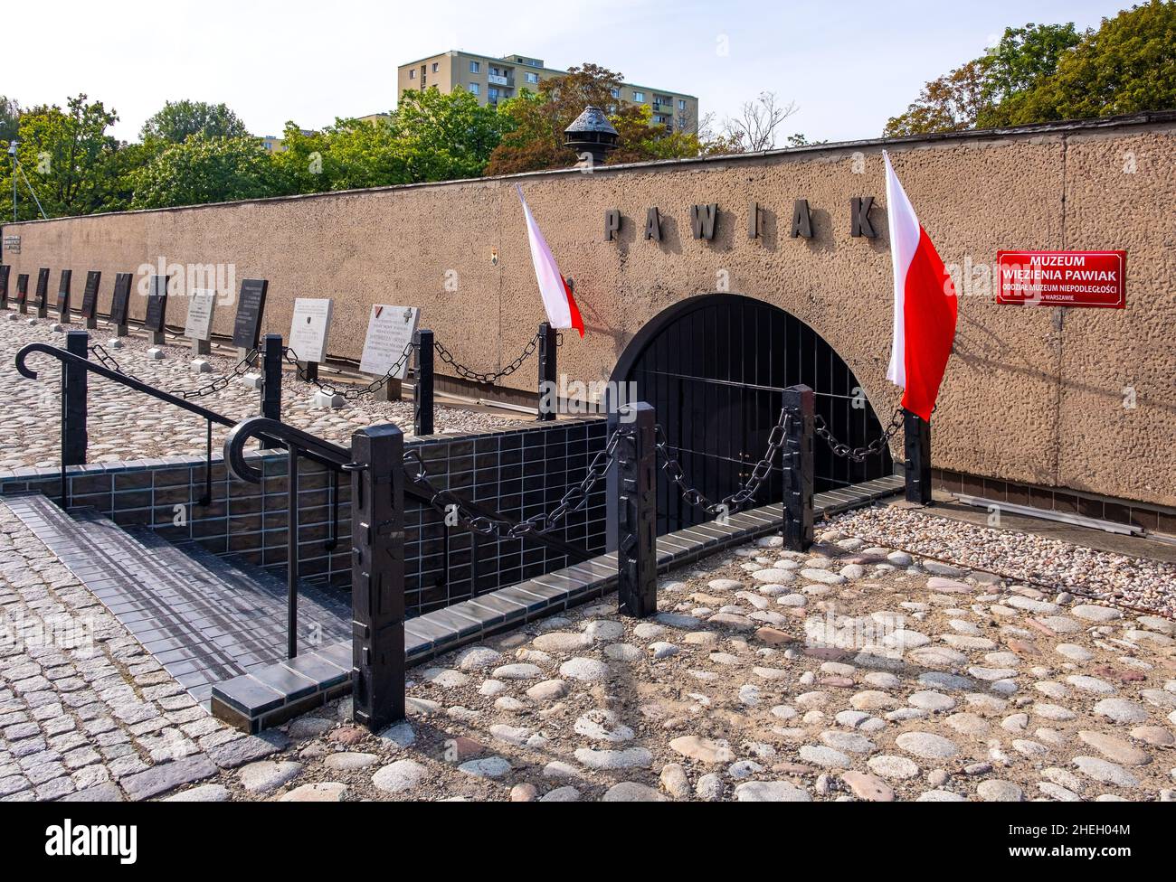 Warsaw, Poland - September 19, 2020: Pawiak Prison Museum and memorial ...