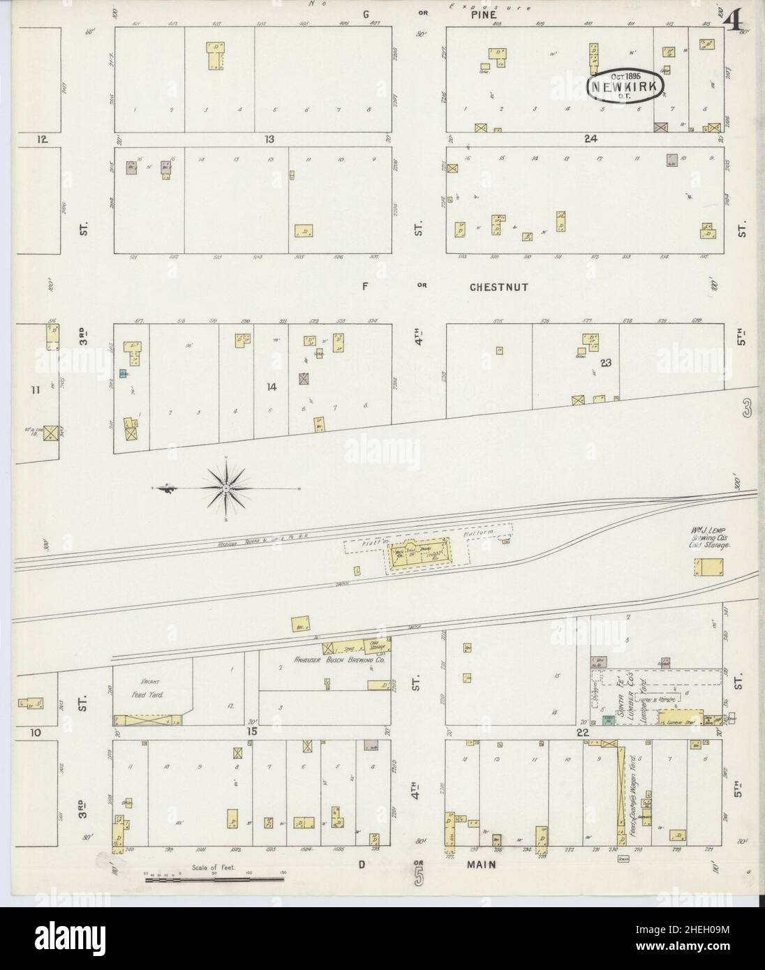 Kay county map hi-res stock photography and images - Alamy