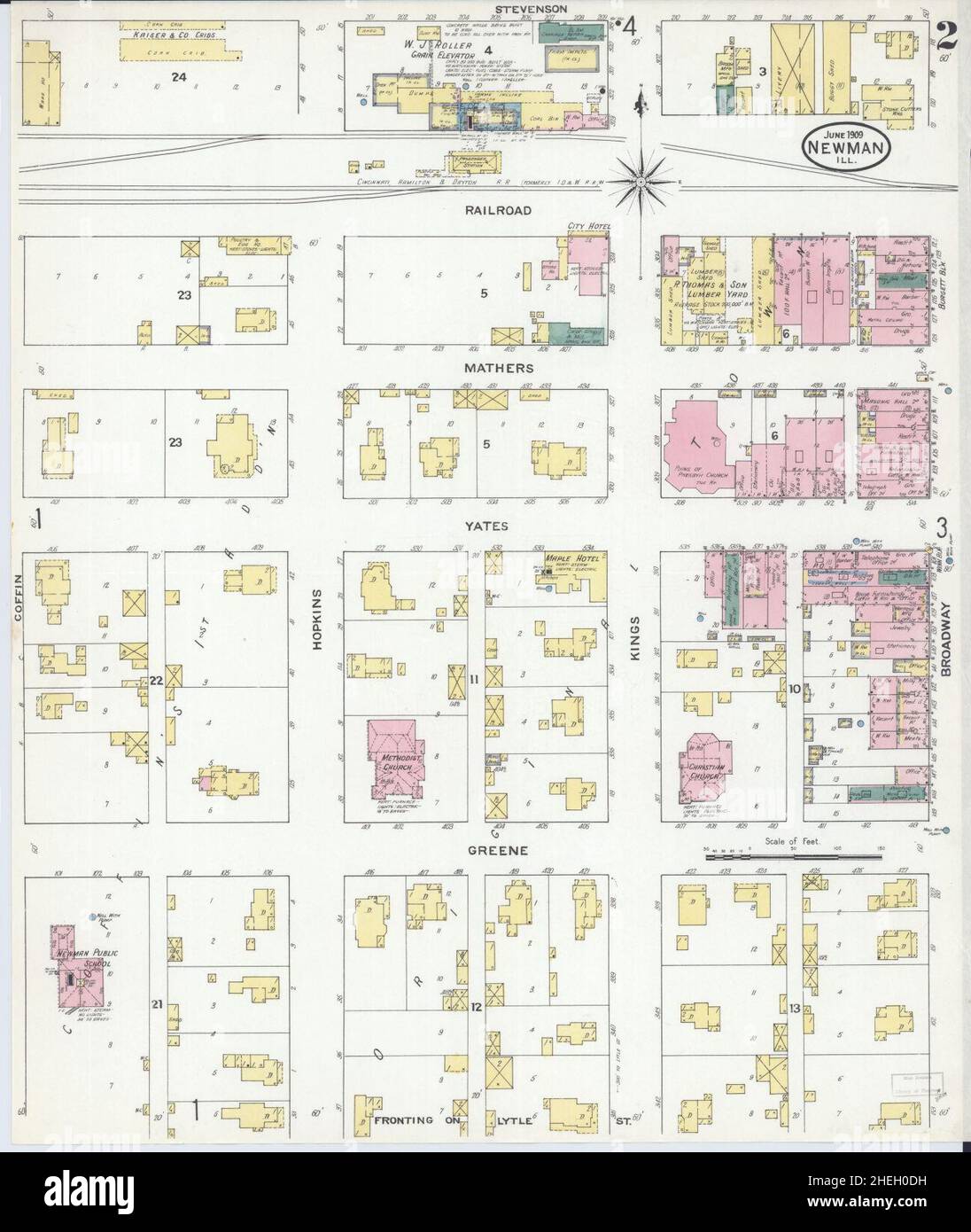 Map of newman hi-res stock photography and images - Alamy