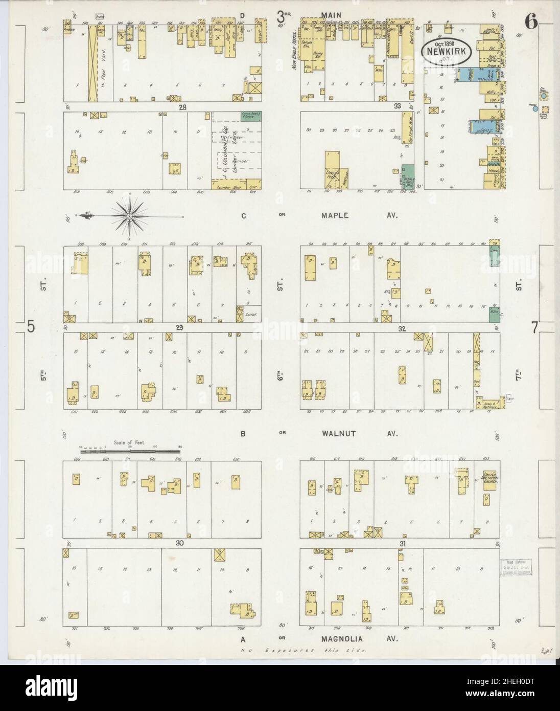 Map of newkirk hi-res stock photography and images - Alamy