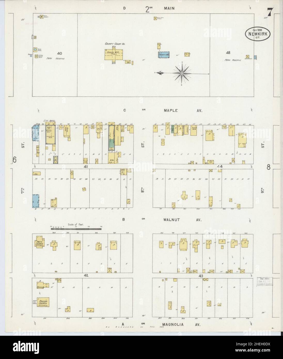 Map of newkirk hi-res stock photography and images - Alamy