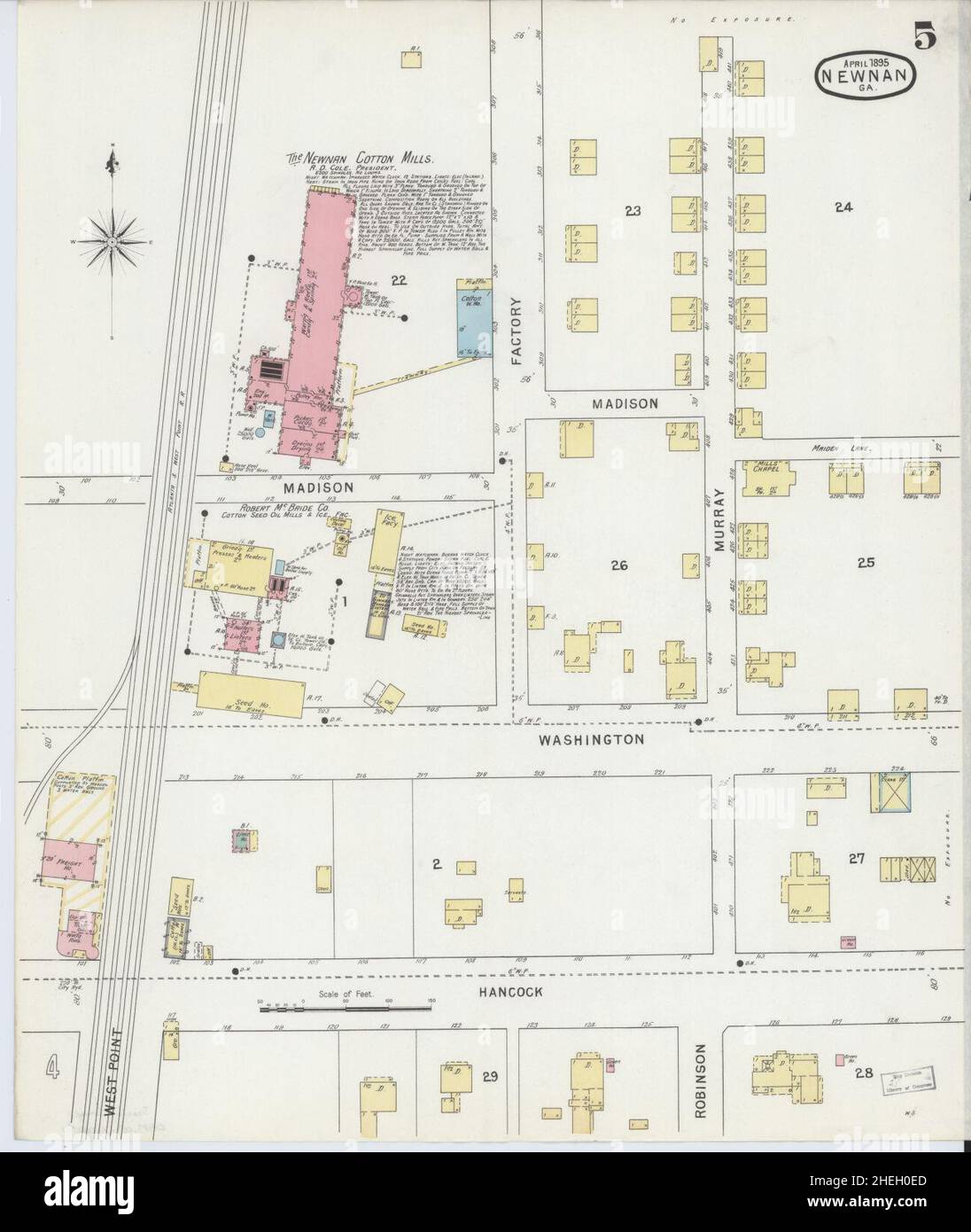 Newnan georgia map hi-res stock photography and images - Alamy