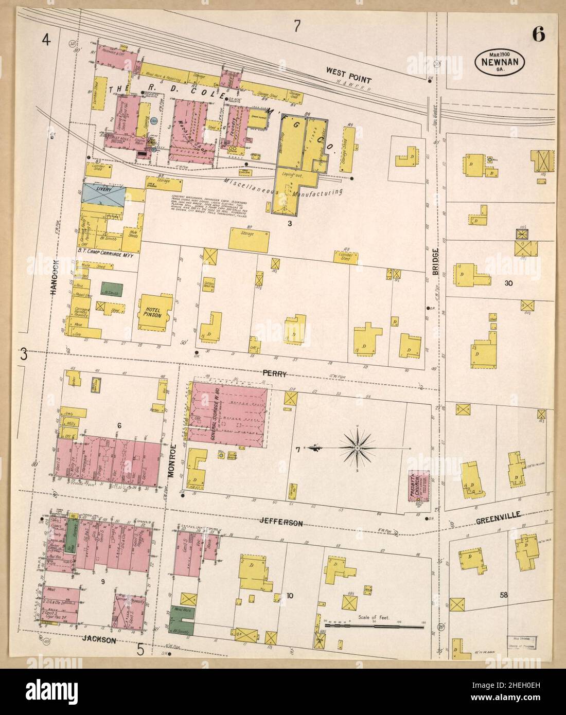 Newnan georgia map hi-res stock photography and images - Alamy