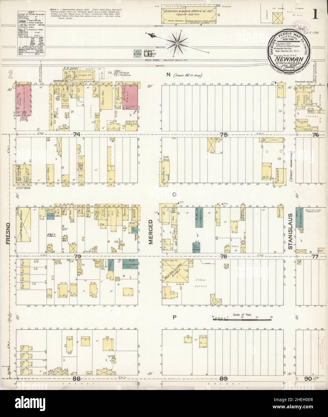 Map of newman hi-res stock photography and images - Alamy