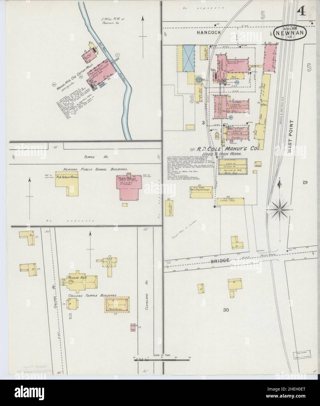 Newnan georgia map hi-res stock photography and images - Alamy