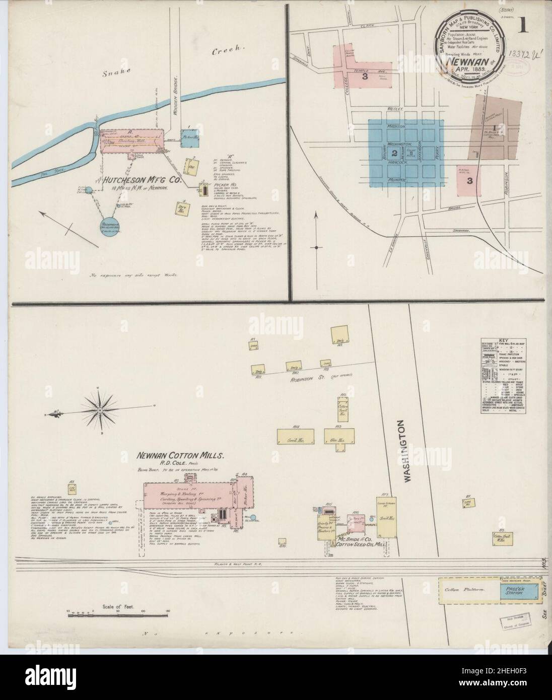 Newnan georgia map hi-res stock photography and images - Alamy