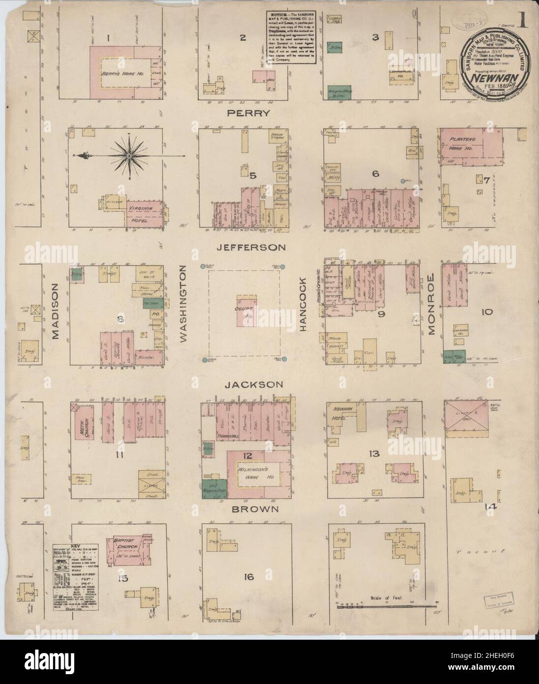 Map of newnan hi-res stock photography and images - Alamy