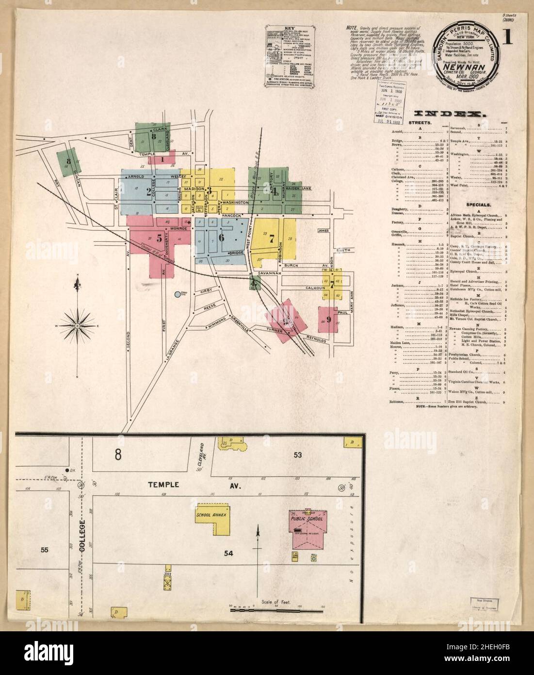 Newnan georgia map hi-res stock photography and images - Alamy