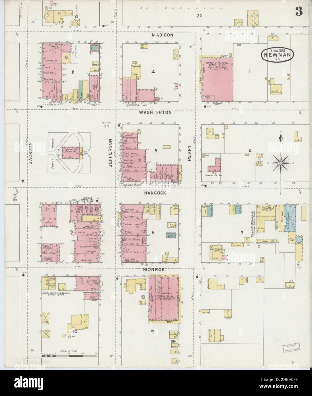 Newnan georgia map hi-res stock photography and images - Alamy