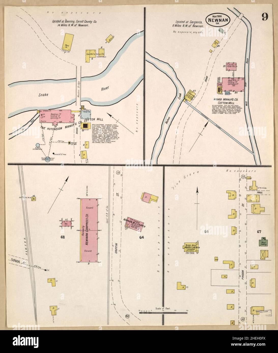 Newnan georgia map hi-res stock photography and images - Alamy