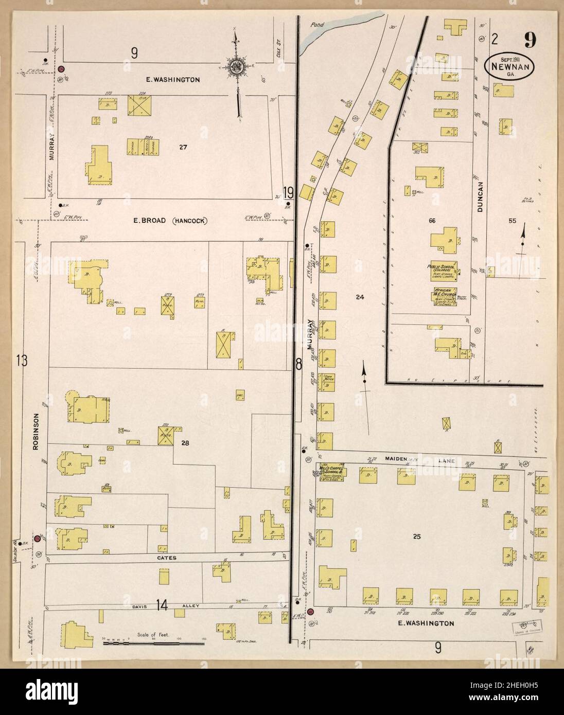 Newnan georgia map hi-res stock photography and images - Alamy