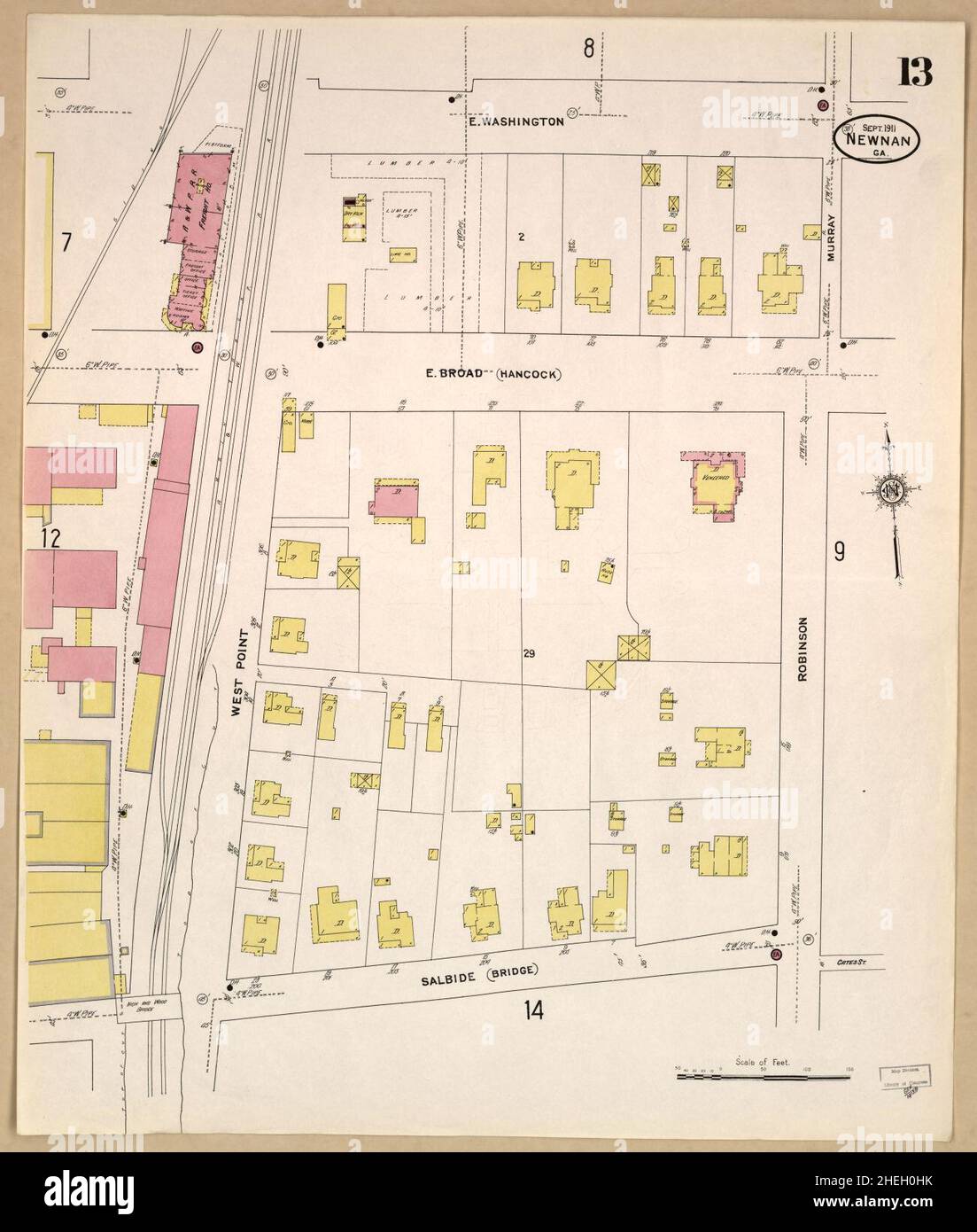 Newnan georgia map hi-res stock photography and images - Alamy