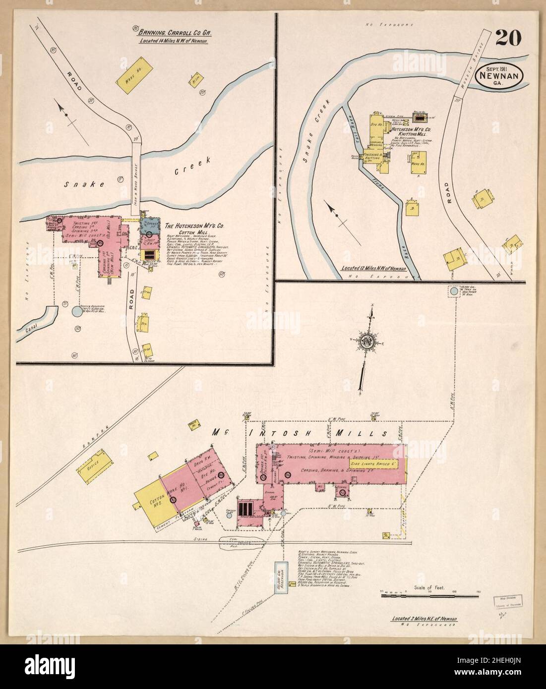 Newnan map hi-res stock photography and images - Alamy