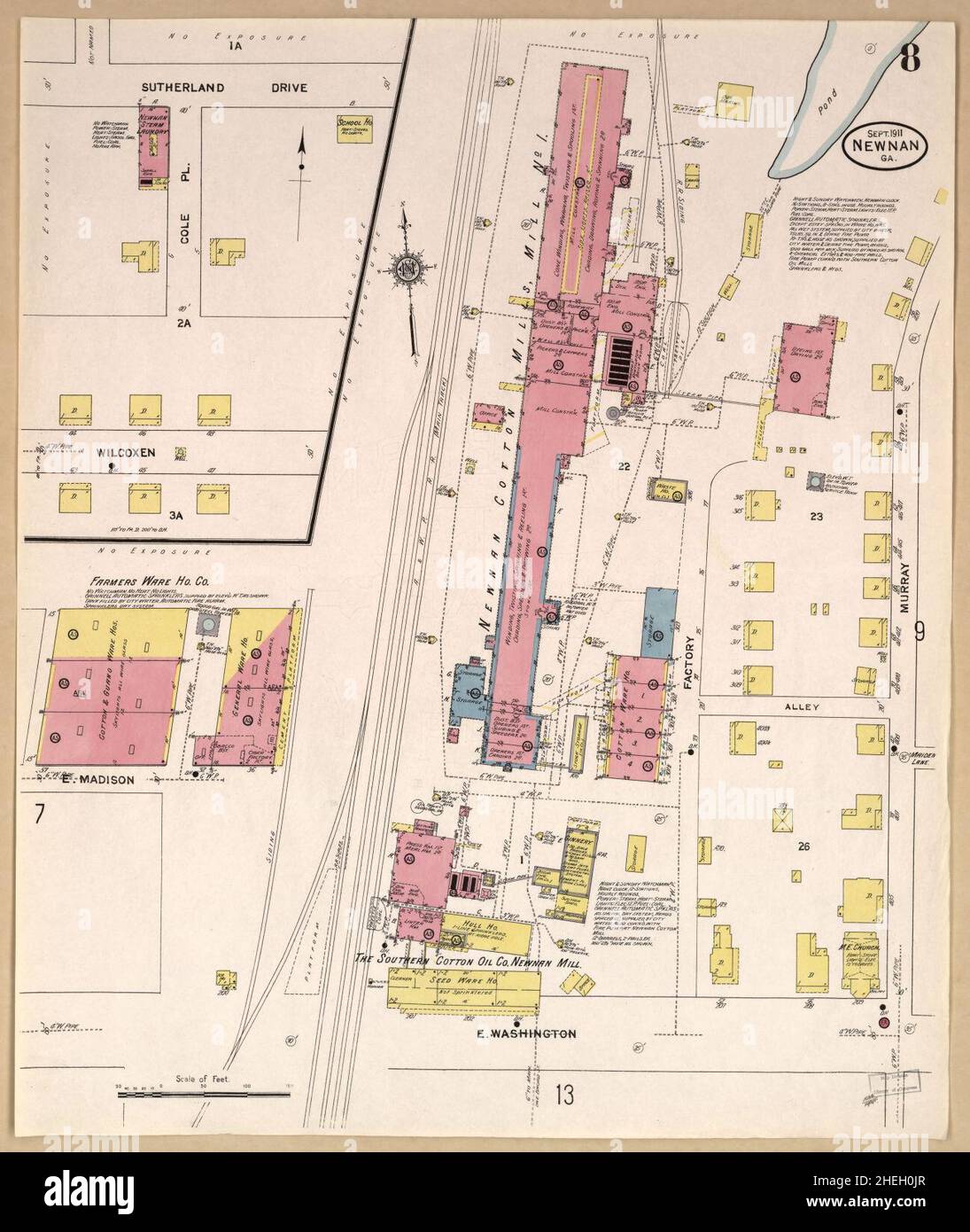 Newnan georgia map hi-res stock photography and images - Alamy