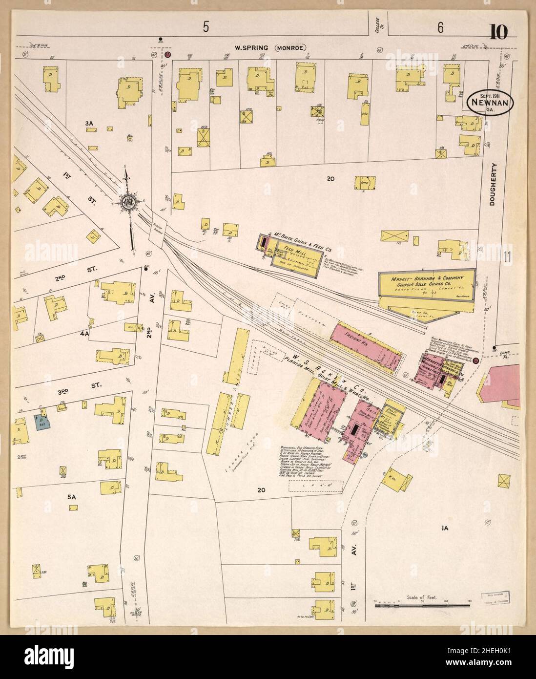 Newnan georgia map hi-res stock photography and images - Alamy