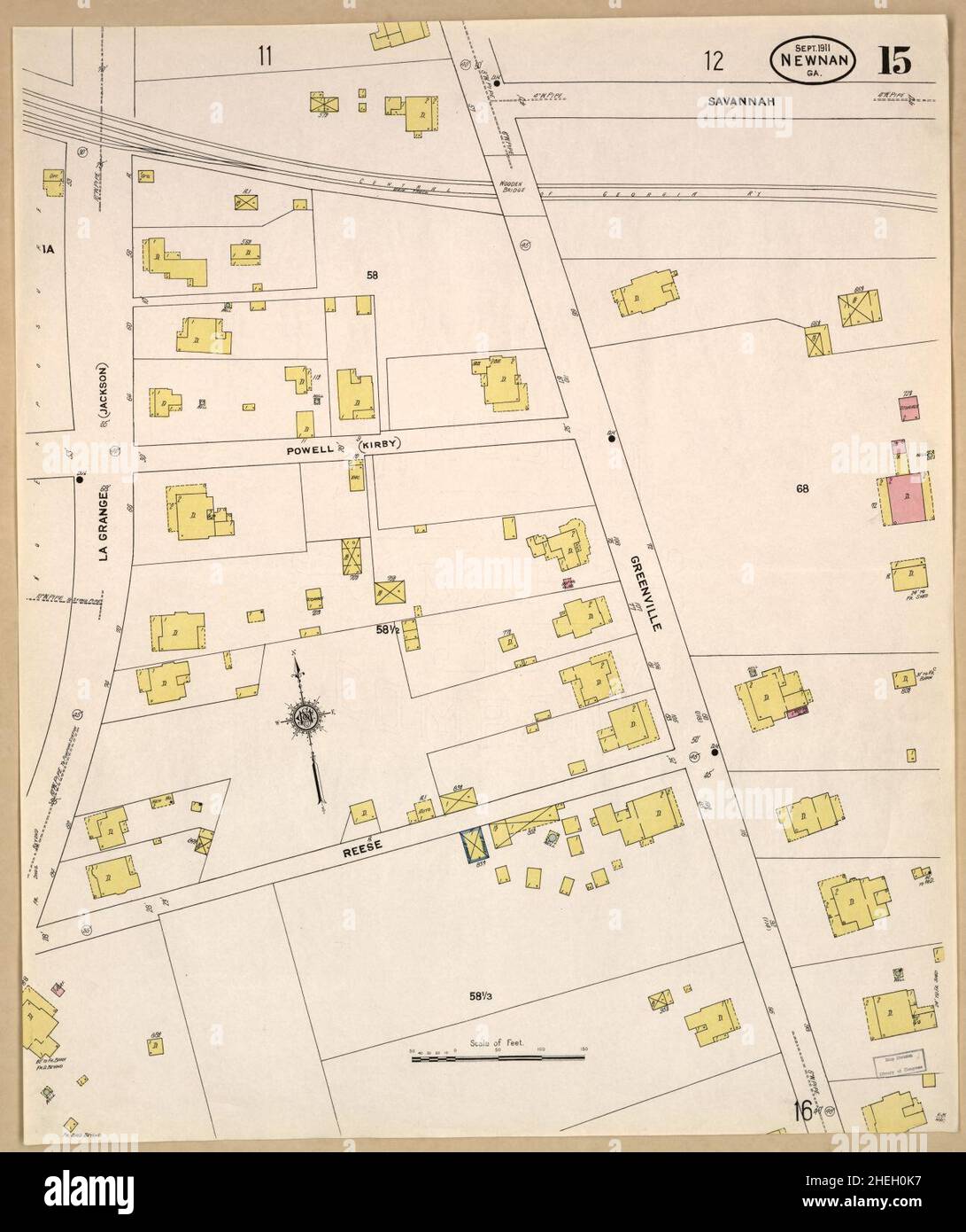 Newnan map hi-res stock photography and images - Alamy