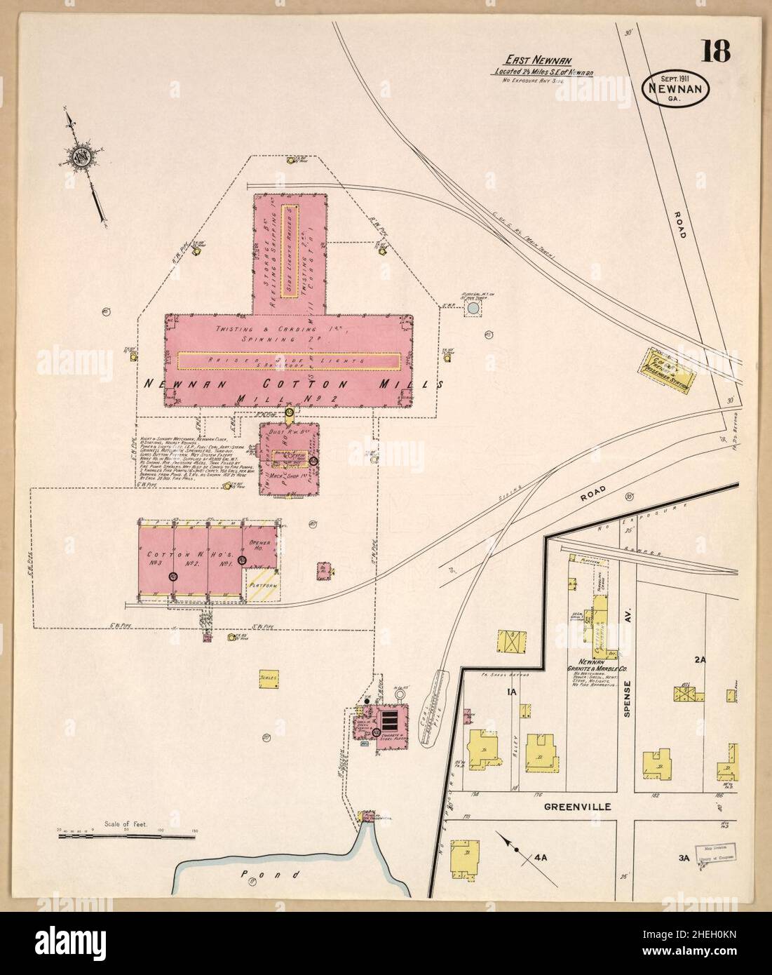 Newnan georgia map hi-res stock photography and images - Alamy