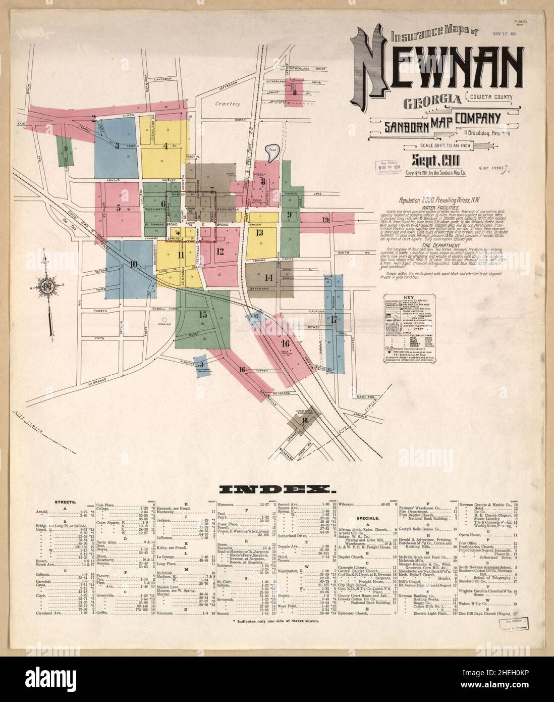 Newnan georgia map hi-res stock photography and images - Alamy