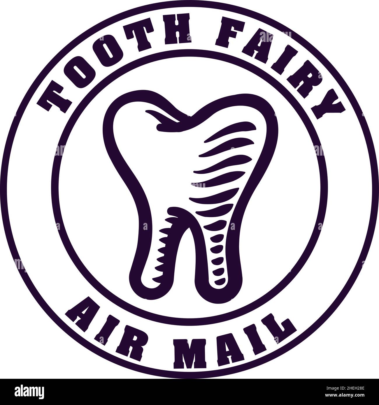 Vintage dental drawing Stock Vector Images - Alamy