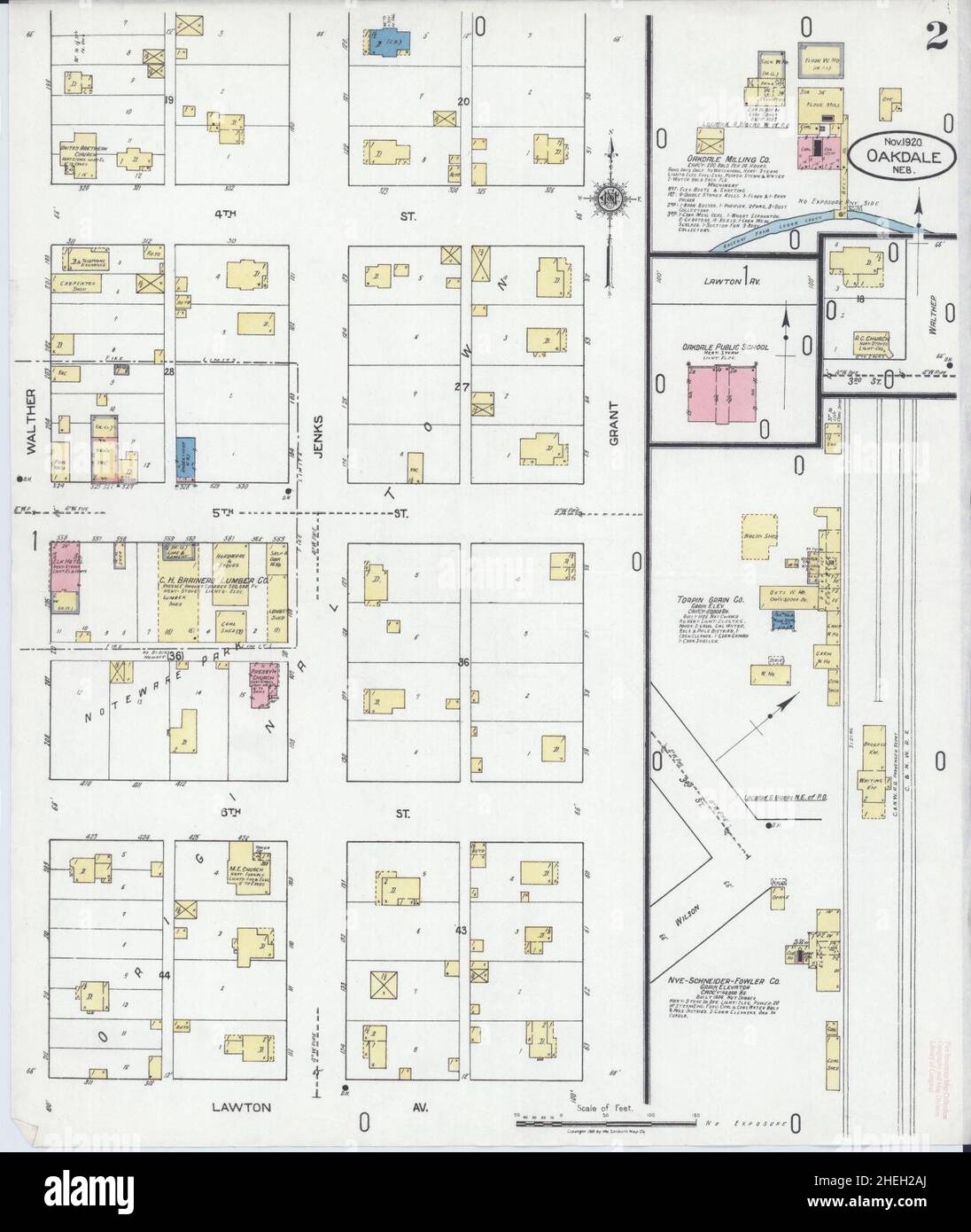 Map of oakdale hi-res stock photography and images - Alamy