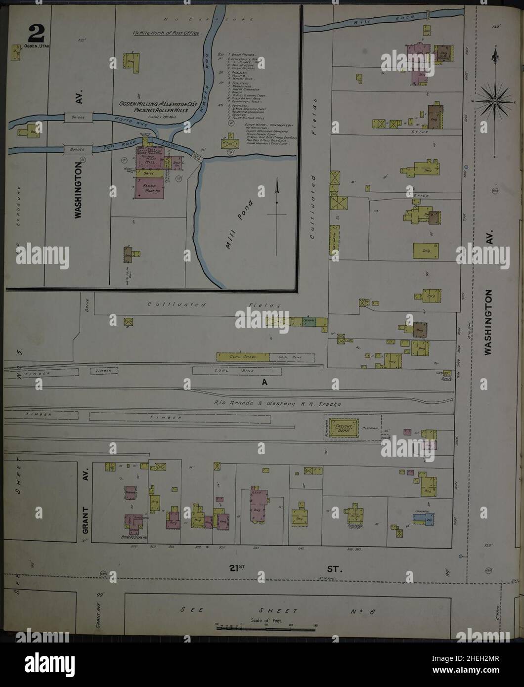 Weber county map hi-res stock photography and images - Alamy