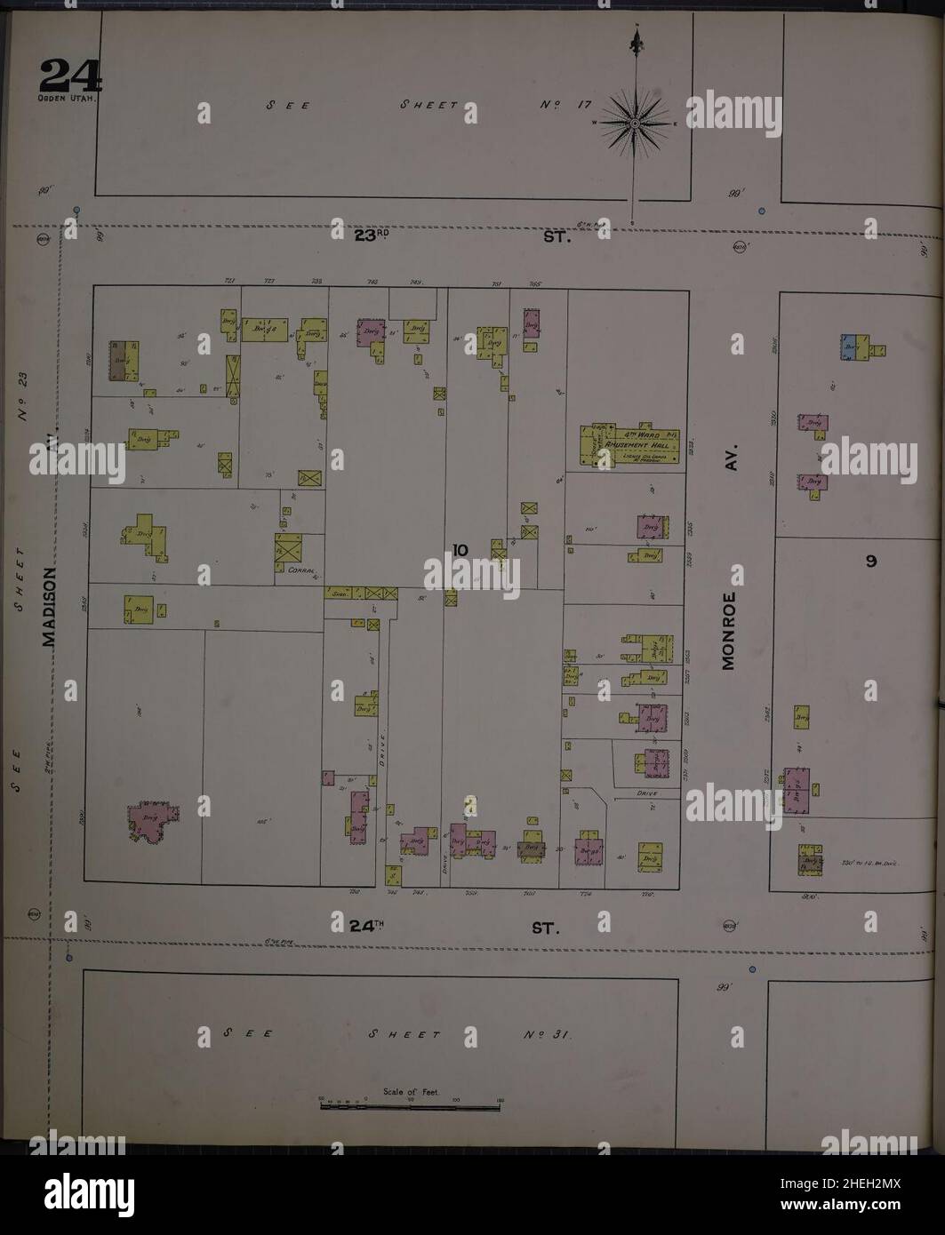 Weber county map hi-res stock photography and images - Alamy