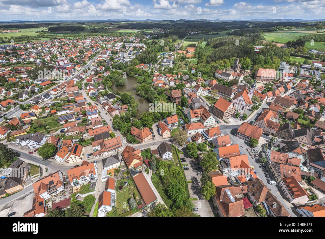 Hilpoltstein is a town in the Roth district of Central Franconia, south ...
