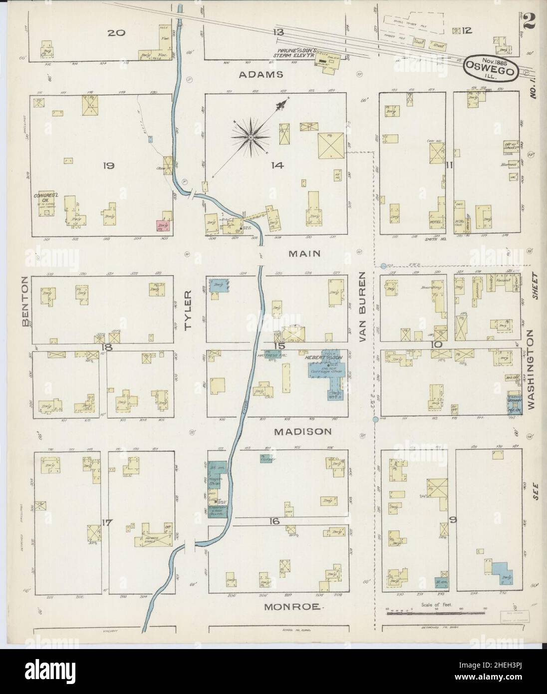Kendall county map hi-res stock photography and images - Alamy