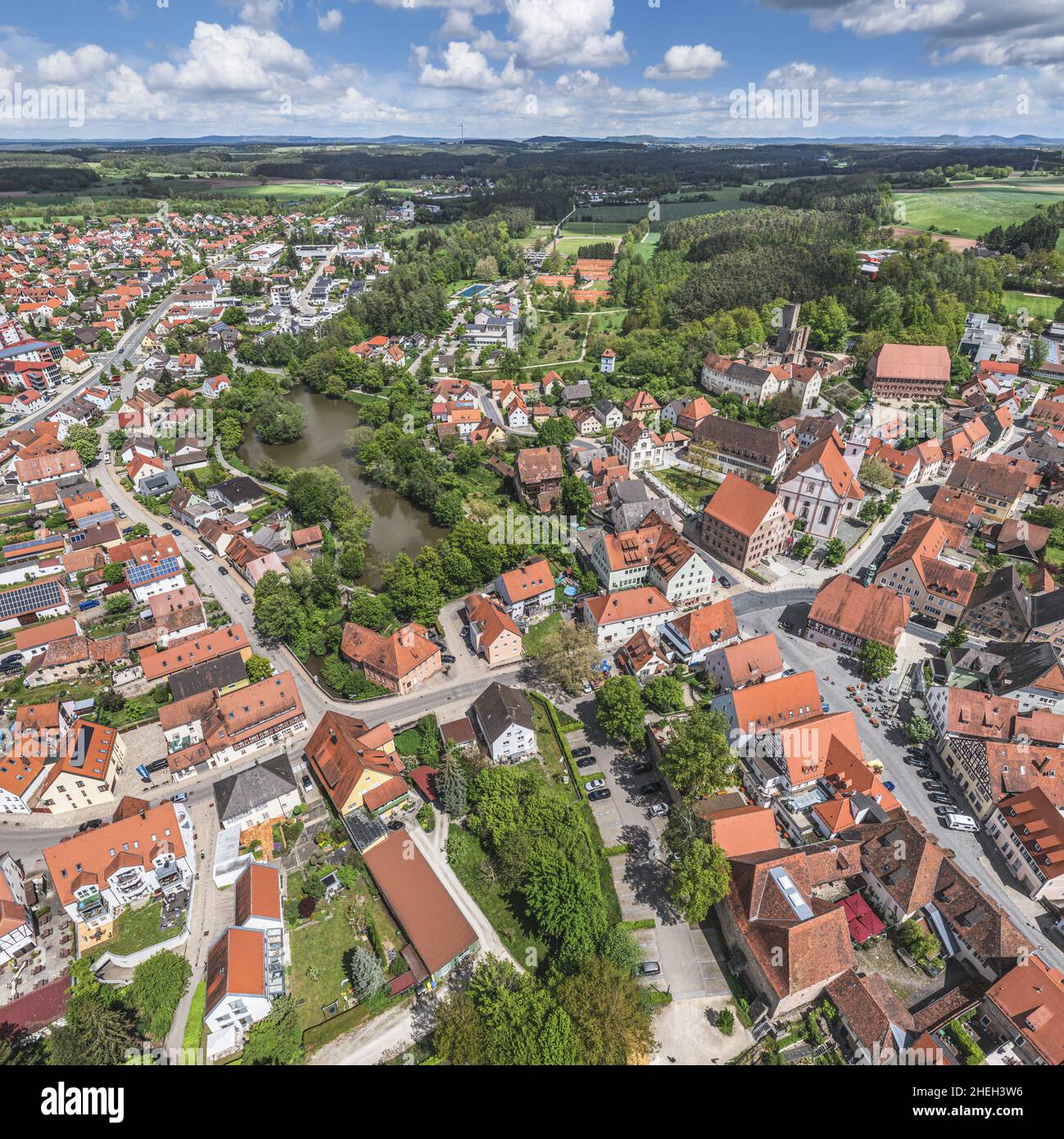 Hilpoltstein is a town in the Roth district of Central Franconia, south ...
