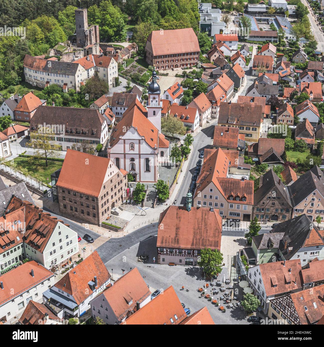 Hilpoltstein is a town in the Roth district of Central Franconia, south ...