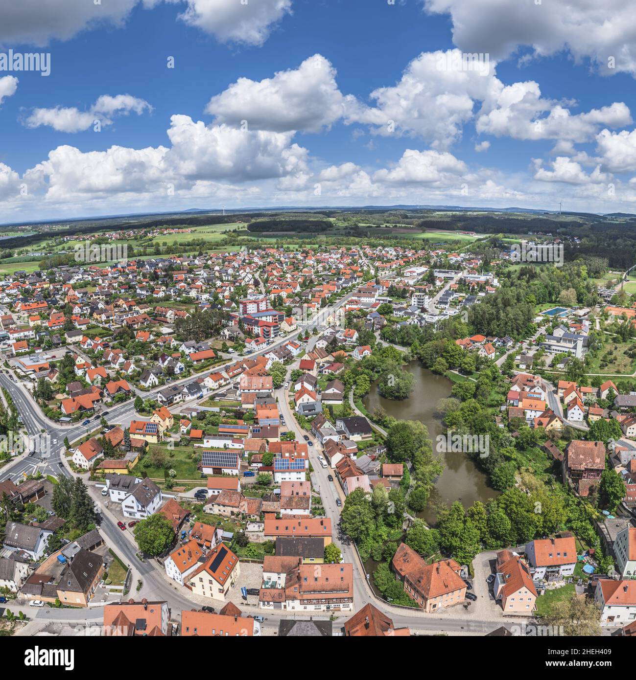 Hilpoltstein is a town in the Roth district of Central Franconia, south ...