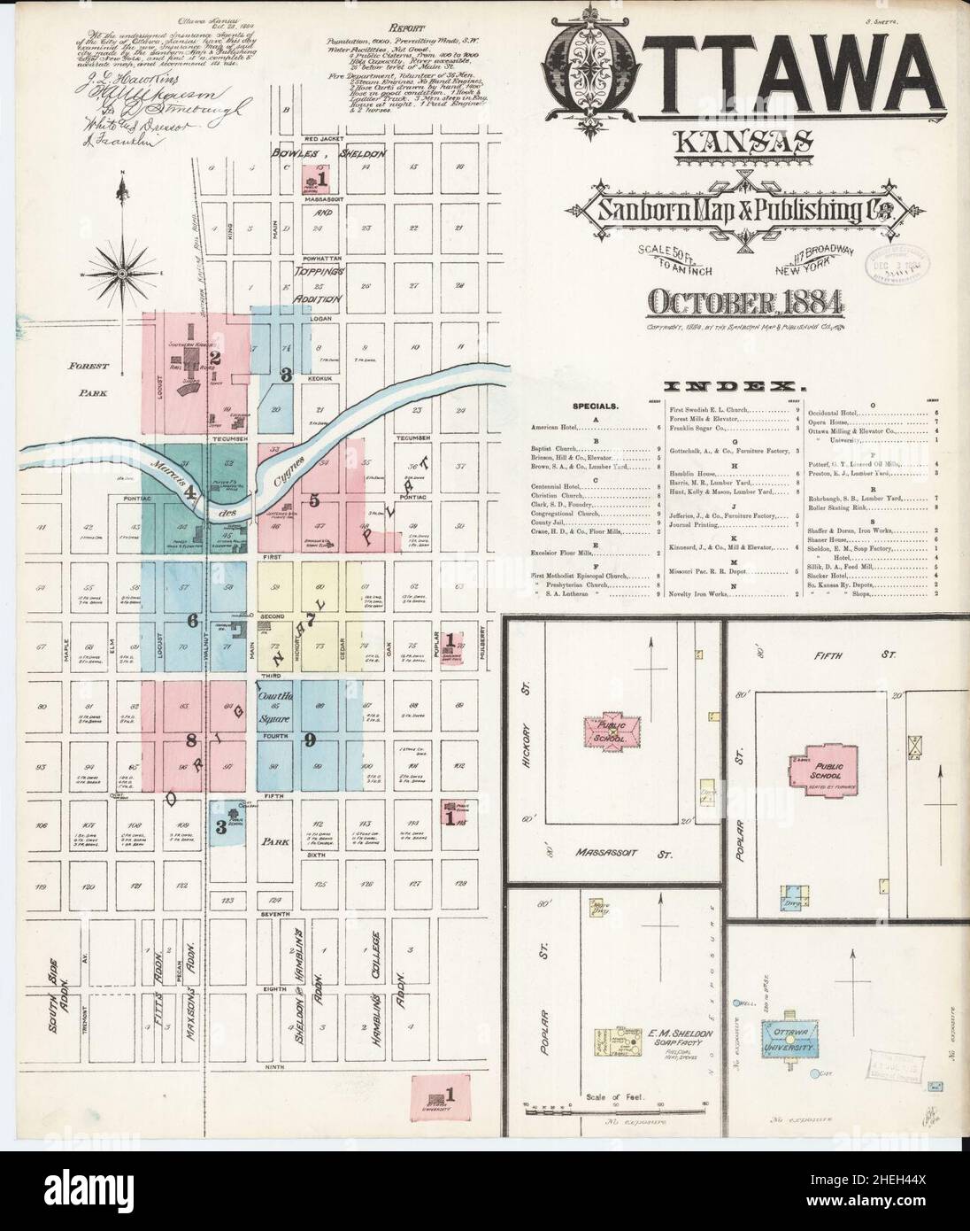 Ottawa county map hi-res stock photography and images - Alamy