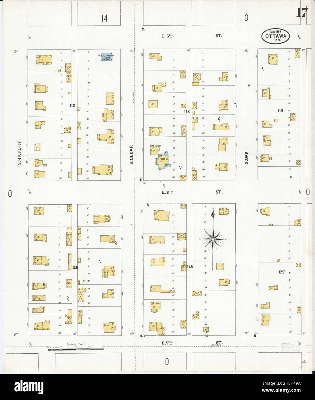 Ottawa county map hi-res stock photography and images - Alamy