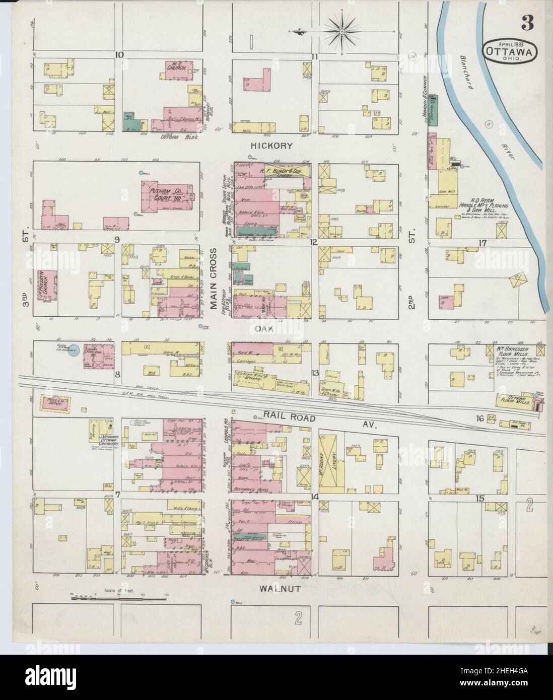 Ottawa ohio map hi-res stock photography and images - Alamy