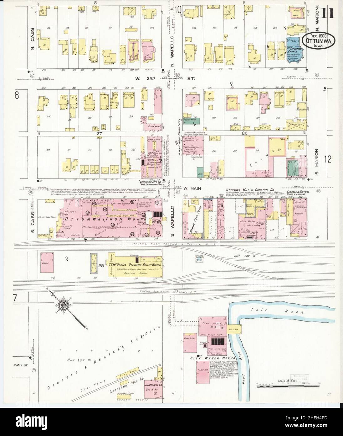 Map of ottumwa hi-res stock photography and images - Alamy
