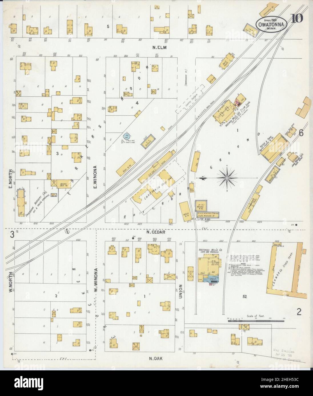 Map of owatonna hi-res stock photography and images - Alamy